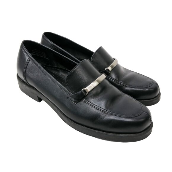 Cherokee | Shoes | Vintage Y2k Cherokee Black Leather Loafers | Poshmark